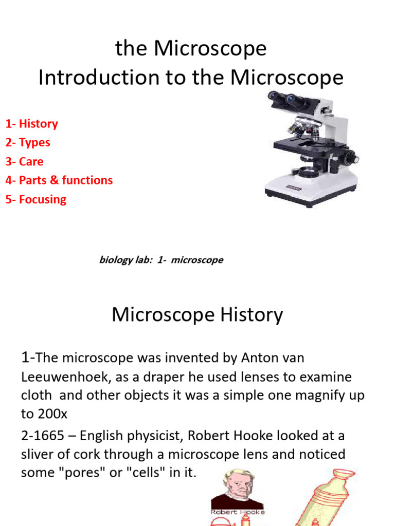Microscope Pdf Microscope Lenses
