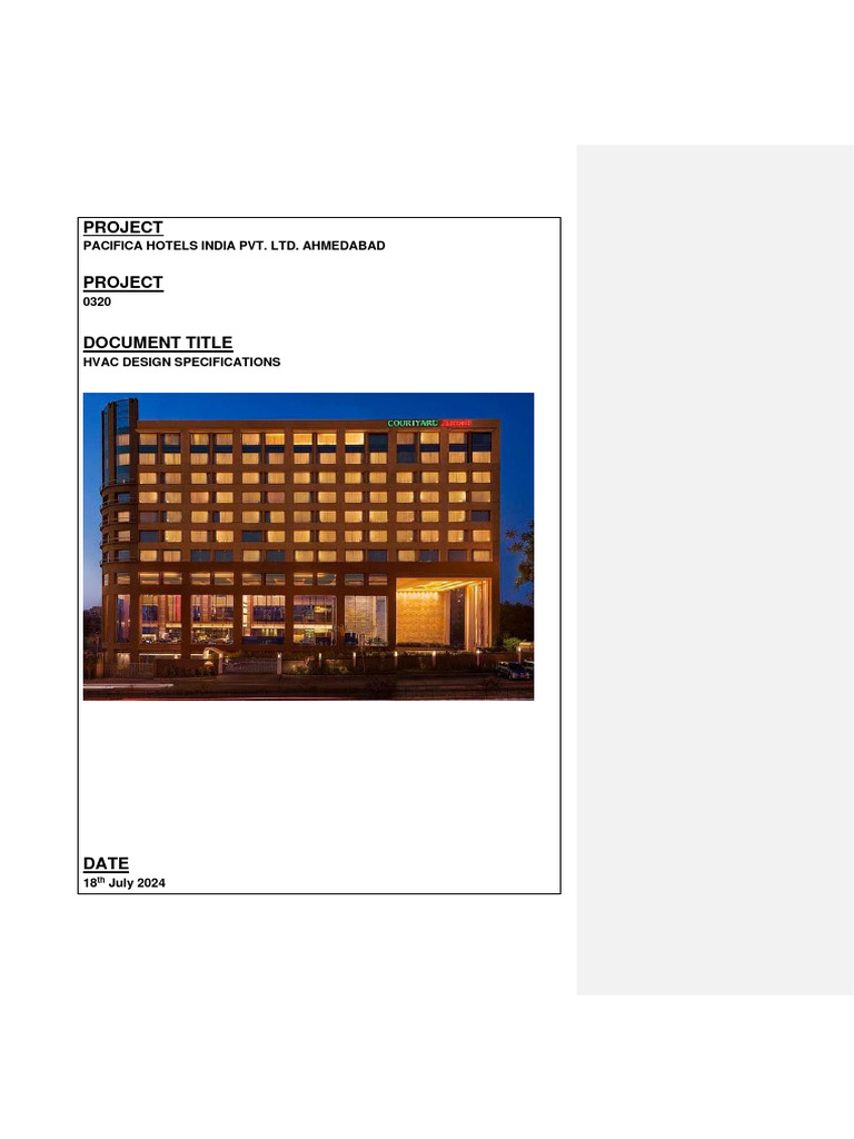 HVAC Design Specifications | PDF | Water Heating | Pipe (Fluid Conveyance)