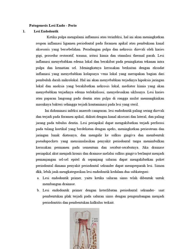 Patogenesis Lesi Endo | PDF