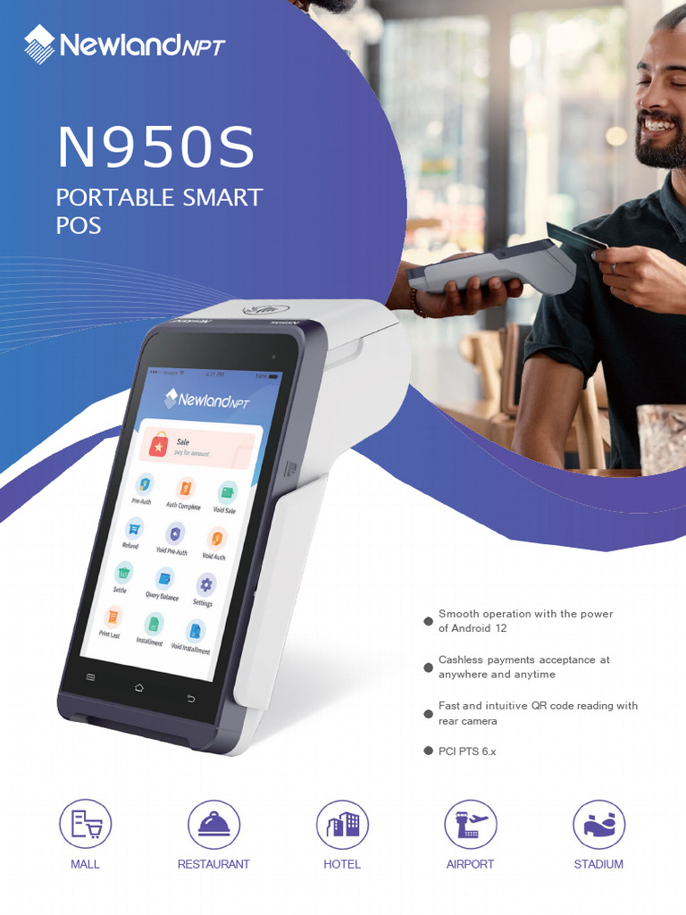 N950S- DATASHEET | PDF | Emv | Consumer Electronics