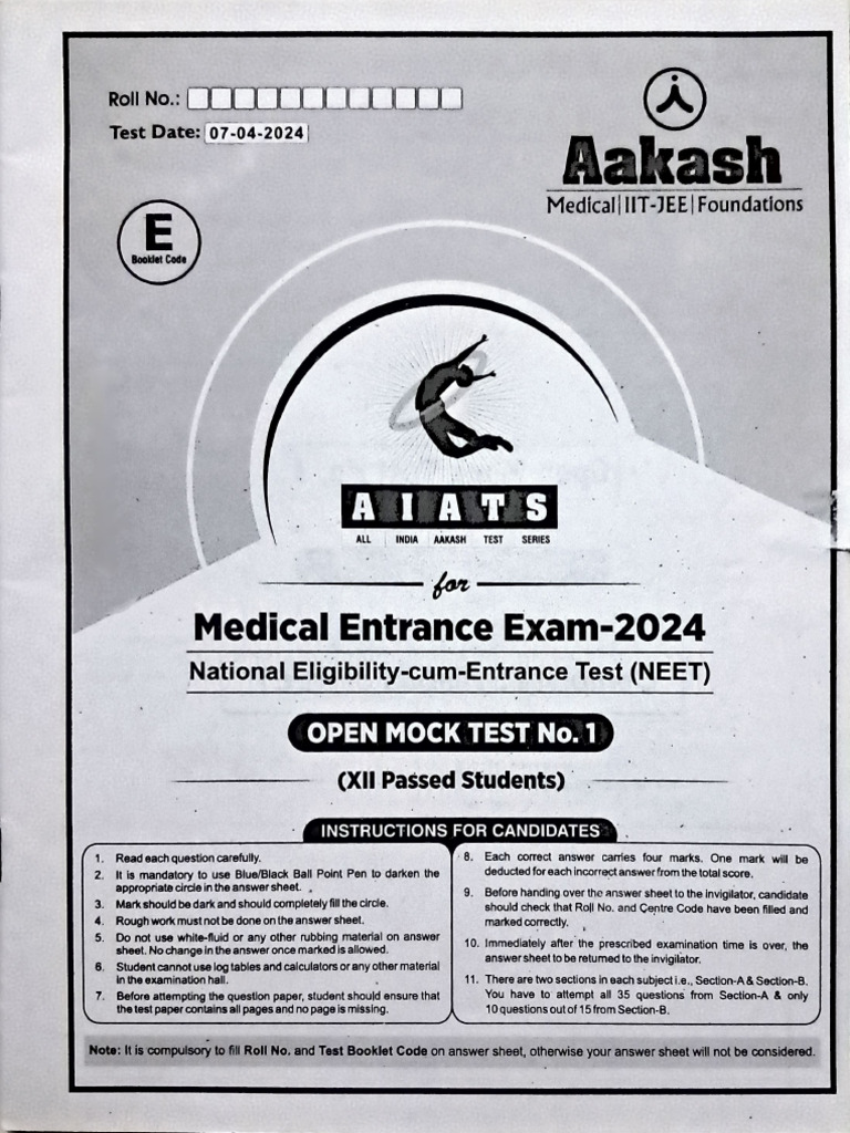 Akash Test 4 | PDF