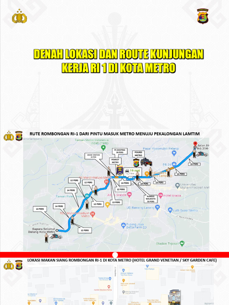 Denah Lokasi Dan Route 1 | PDF