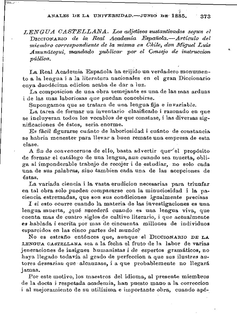 Anales 1885 | PDF