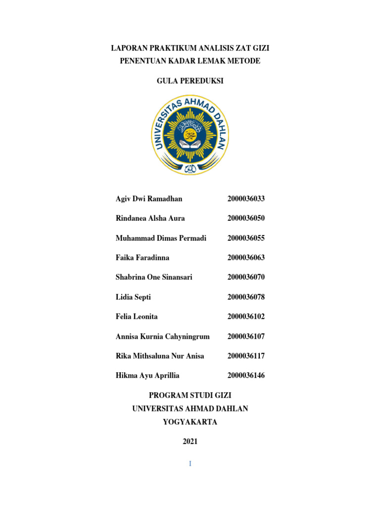 LAPORAN PRAKTIKUM KELOMPOK 5 AZG (Gula Pereduksi) | PDF