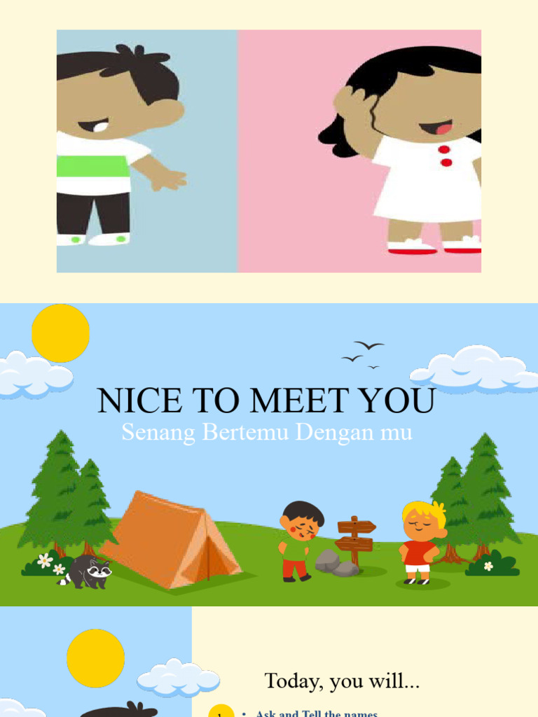 Chapter 1 English For 3rd Grade Elemantary School | PDF