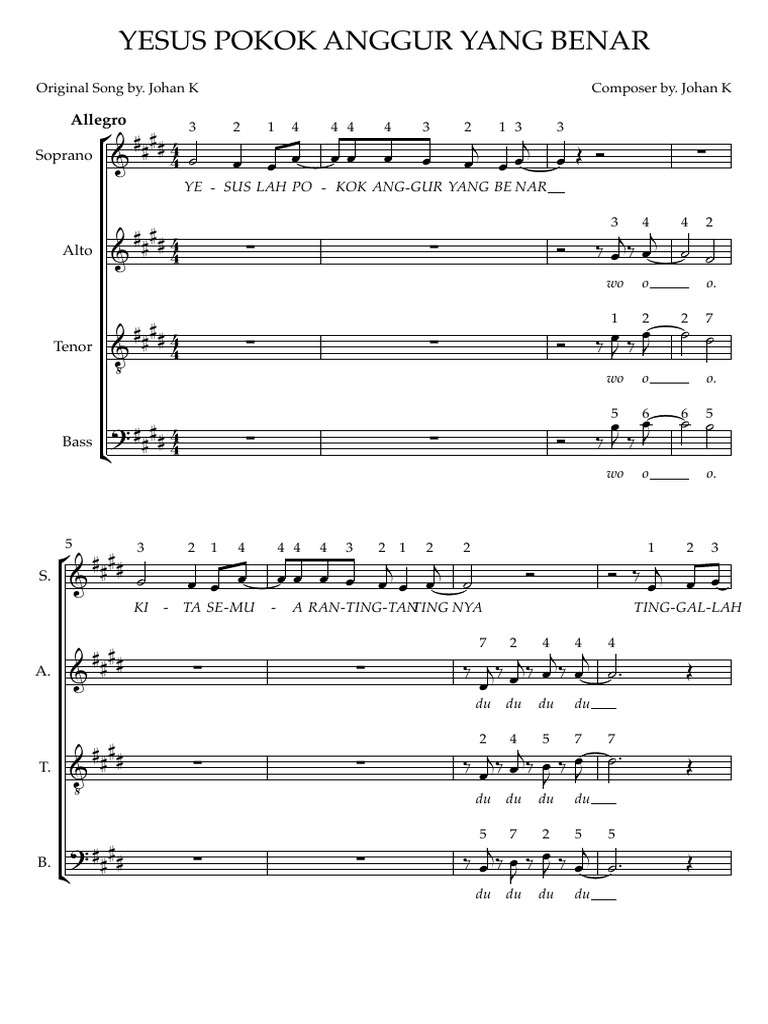 Yesus Pokok Anggur Yang Benar | PDF