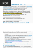 Guía Completa sobre SICOP y Registro de Proveedores | PDF ...