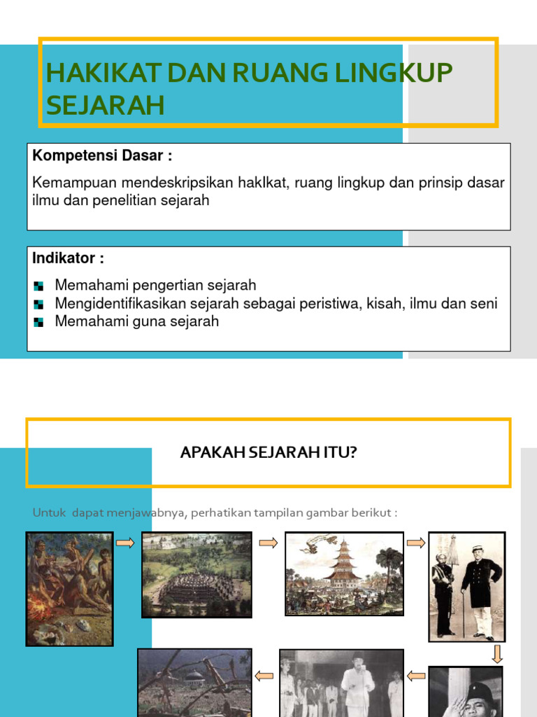 Definisi Ilmu Sejarah | PDF