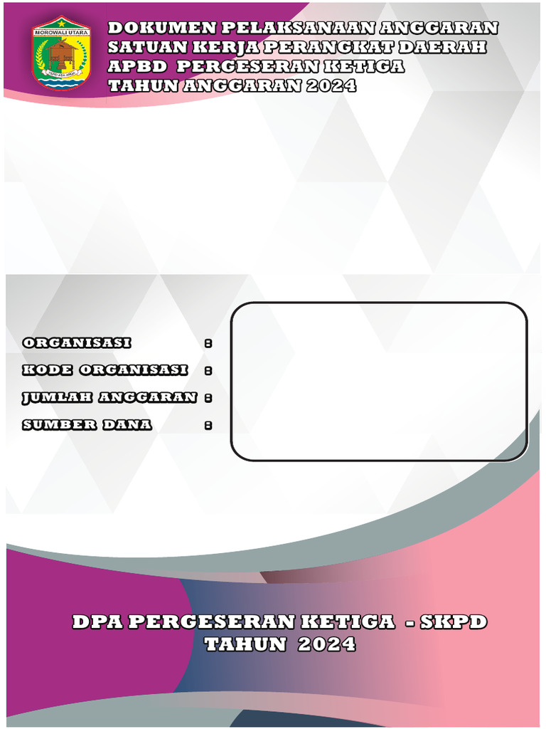 Cover Dpa Pergeseran Ketiga 2024 | PDF | Hukum