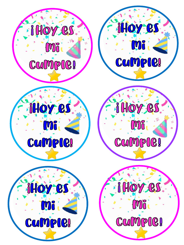 HOY ES MI CUMPLE | PDF