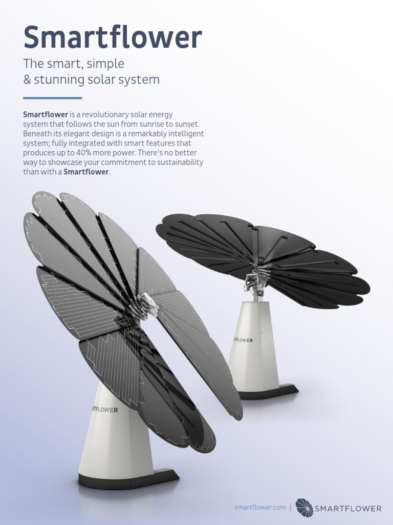 150-0148 Smartflower Brochure (Eu Version) Rev B | PDF | Electric ...