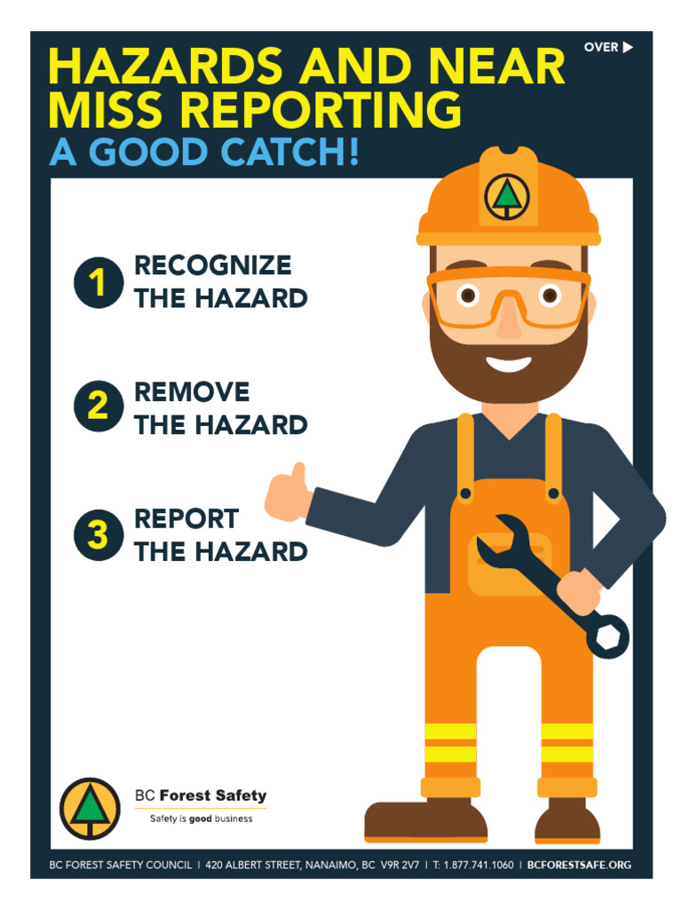 BCFS 8.5x11 HazardsAndNearMisses V1 | PDF | Hazards | Labor Relations