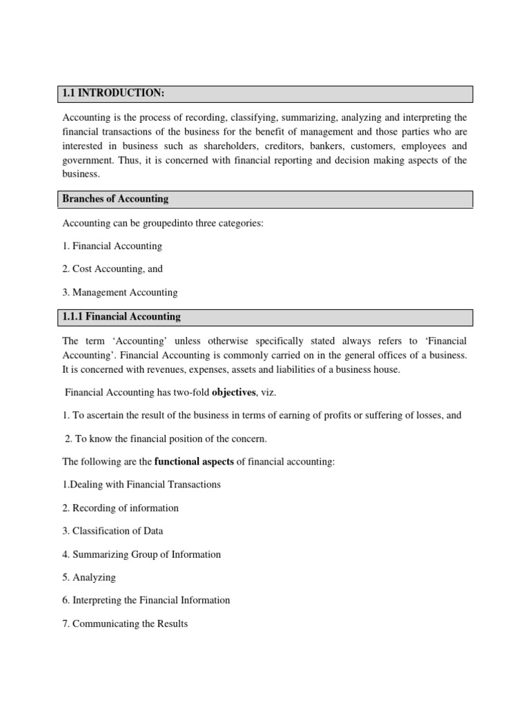 UNIT 4 Management Accounting | PDF | Management Accounting | Accounting