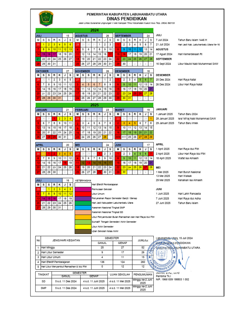 Kalender Pendidikan 2024 | PDF