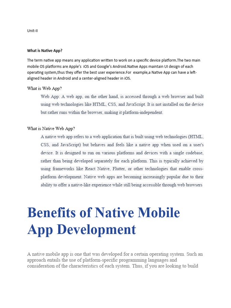 Unit II | PDF | Swift (Programming Language) | Objective C