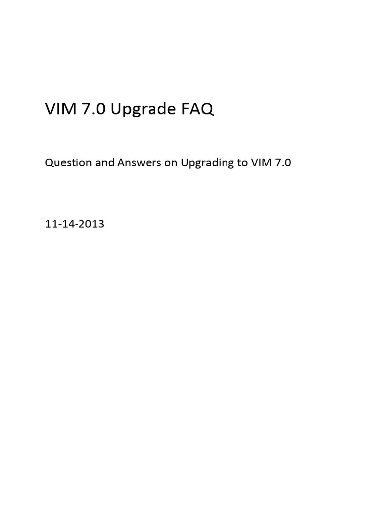 OpenText Vendor Invoice Management - FAQ On Upgrade To 7 0 | PDF | Computing | Computer Programming