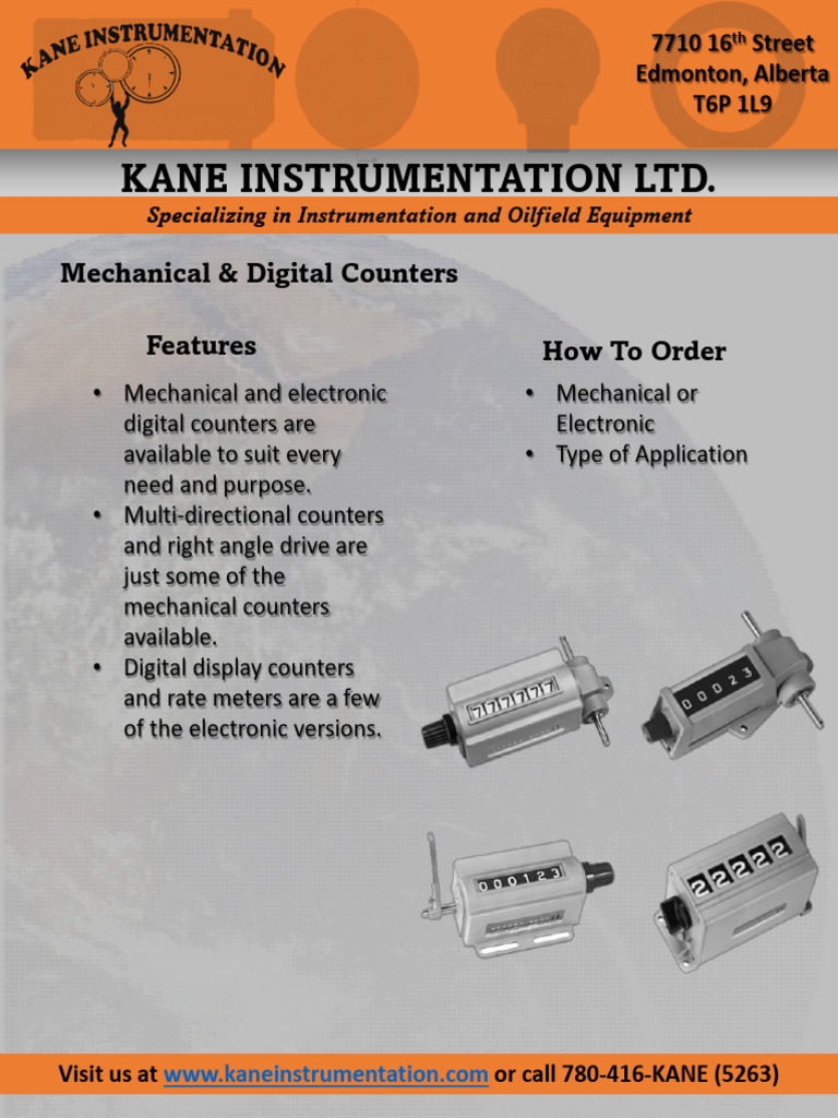 Mechanical Digital Counters | PDF