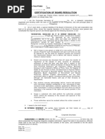 Secretary's Certificare - BIR eCAR Application | PDF | Title (Property ...