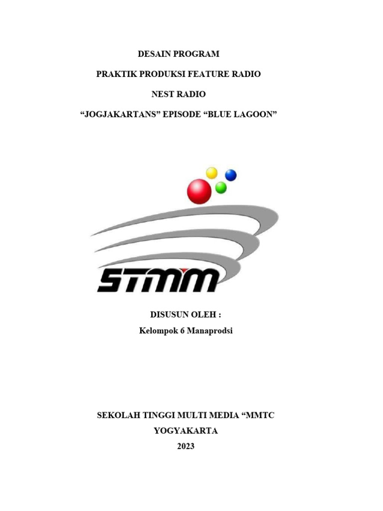 Desain Program Nest Radio | PDF | Ilmu Sosial | Perjalanan
