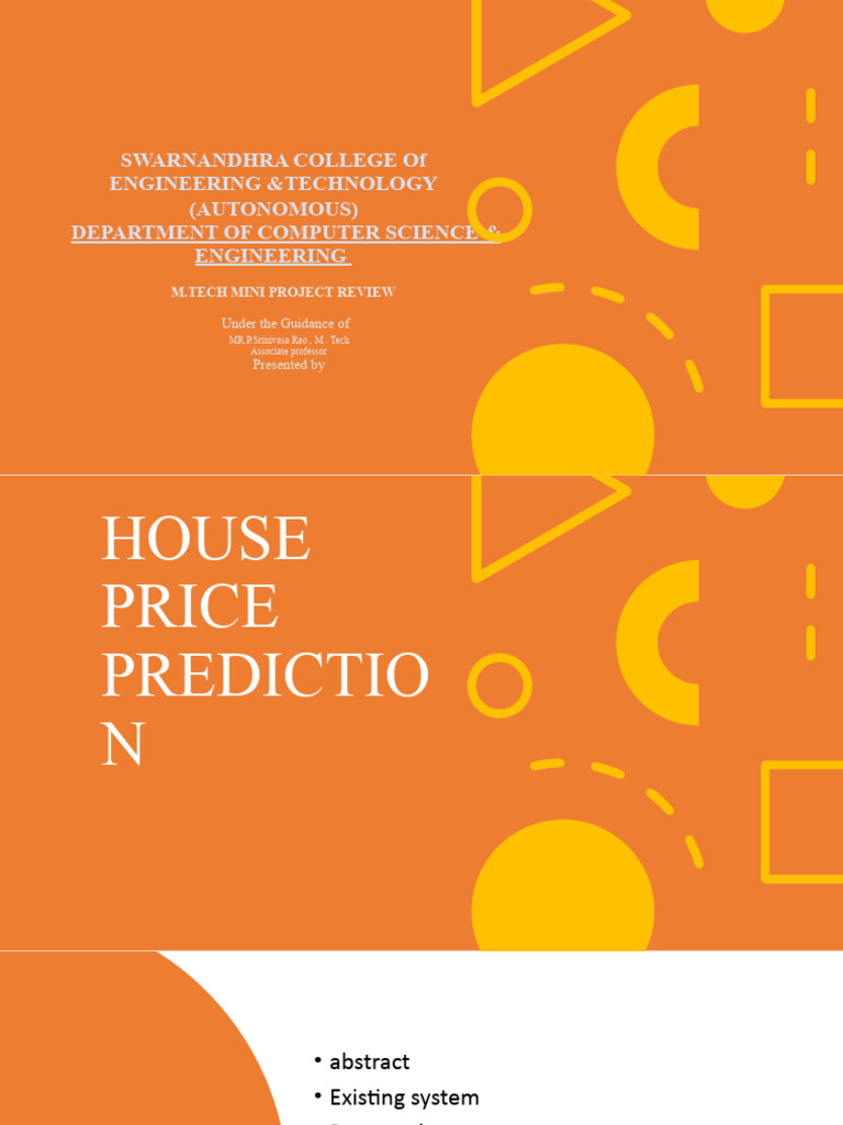 House Price Prediction Using Deep Learning | PDF | Real Estate ...