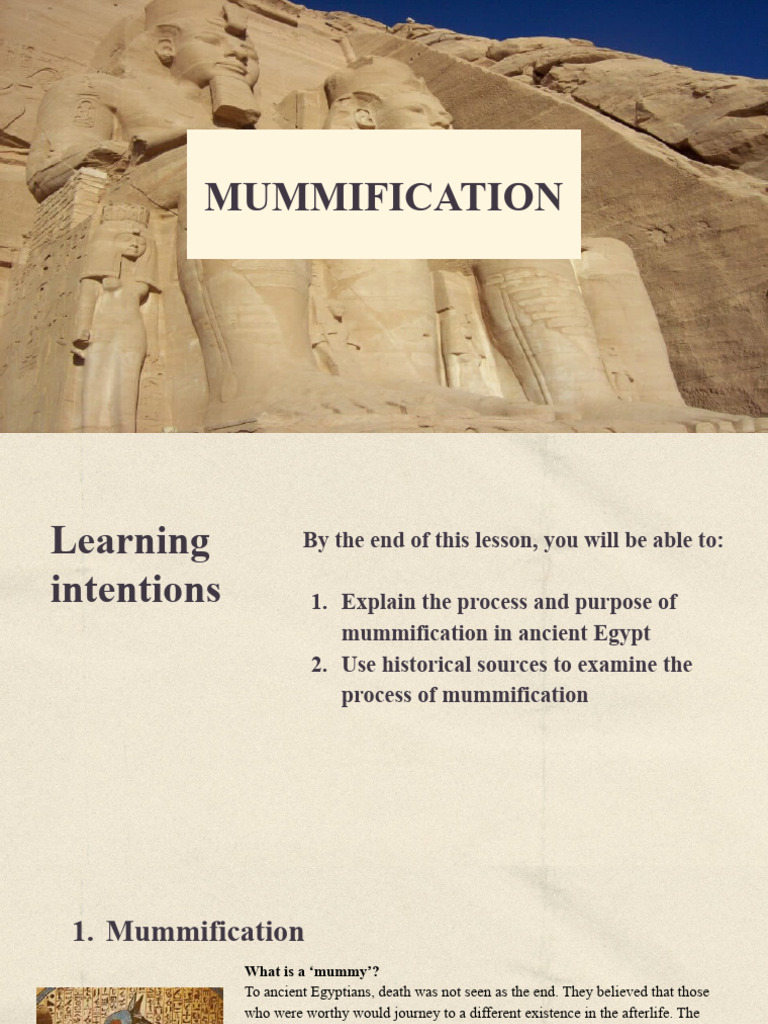Mummification | PDF