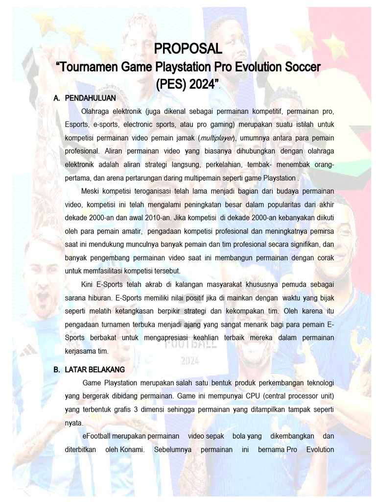 Proposal Pes 20224 | PDF