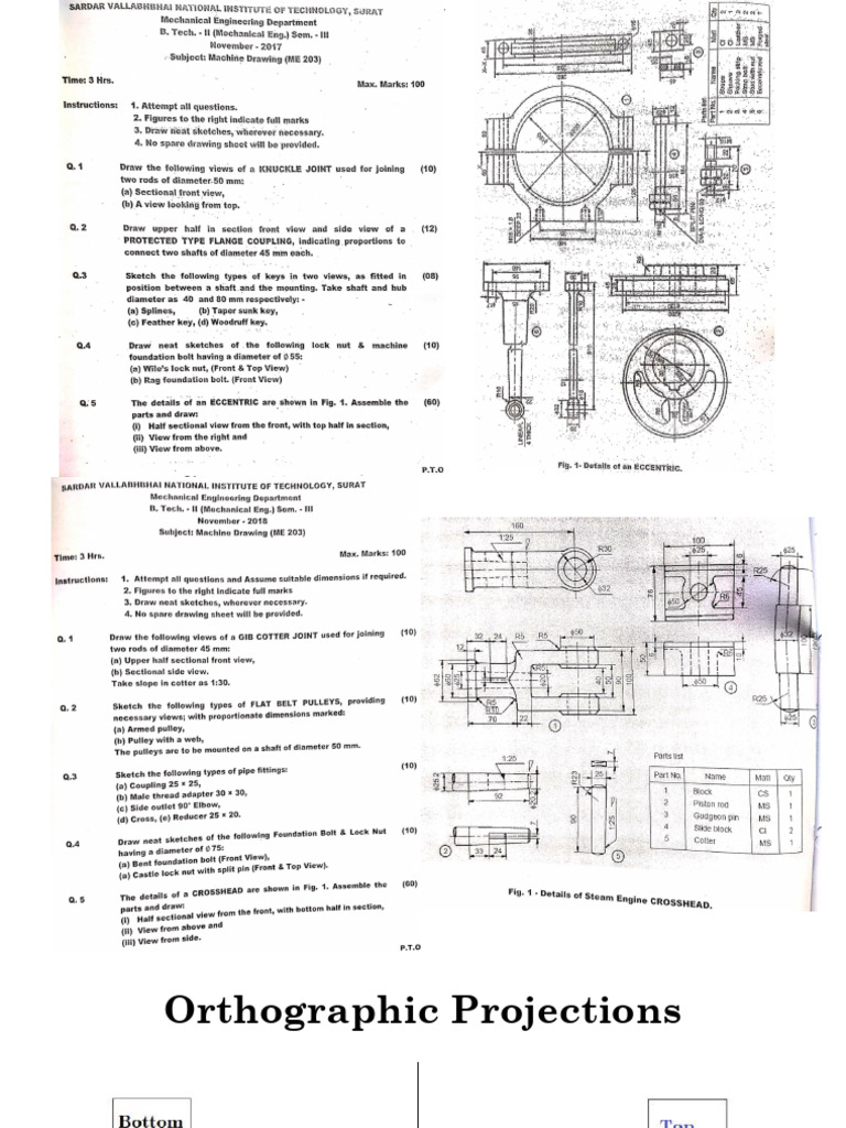 Machine Drawings 3 - 1 Assembly Drawing | PDF | Mechanical Engineering
