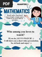 Math q1 w1 | PDF | Shape | Rectangle