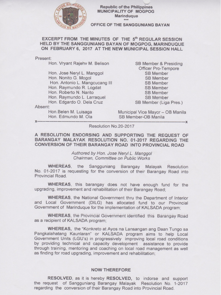 Board Resolution Template | PDF