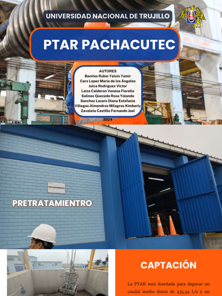 Canva - Ptar Pachacutec - g02 | PDF | Agua | Ingeniería Ambiental