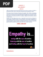 Class 9 Sewa Project Edited | PDF | Physical Fitness | Endurance