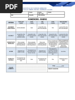 Rubrics For Notebook Checking | PDF | Writing