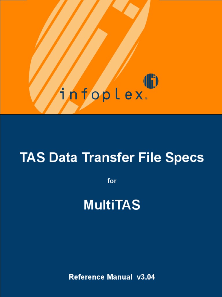 TAS Data Transfer Files Specs | PDF | Debits And Credits | Bookkeeping