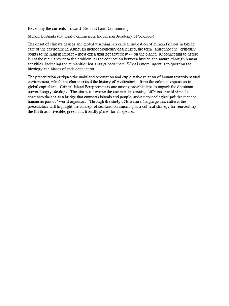 Abstract Reversing The Currents | PDF