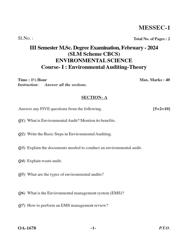 III Semester M.Sc. Degree Examination, February - 2024 (SLM Scheme CBCS ...