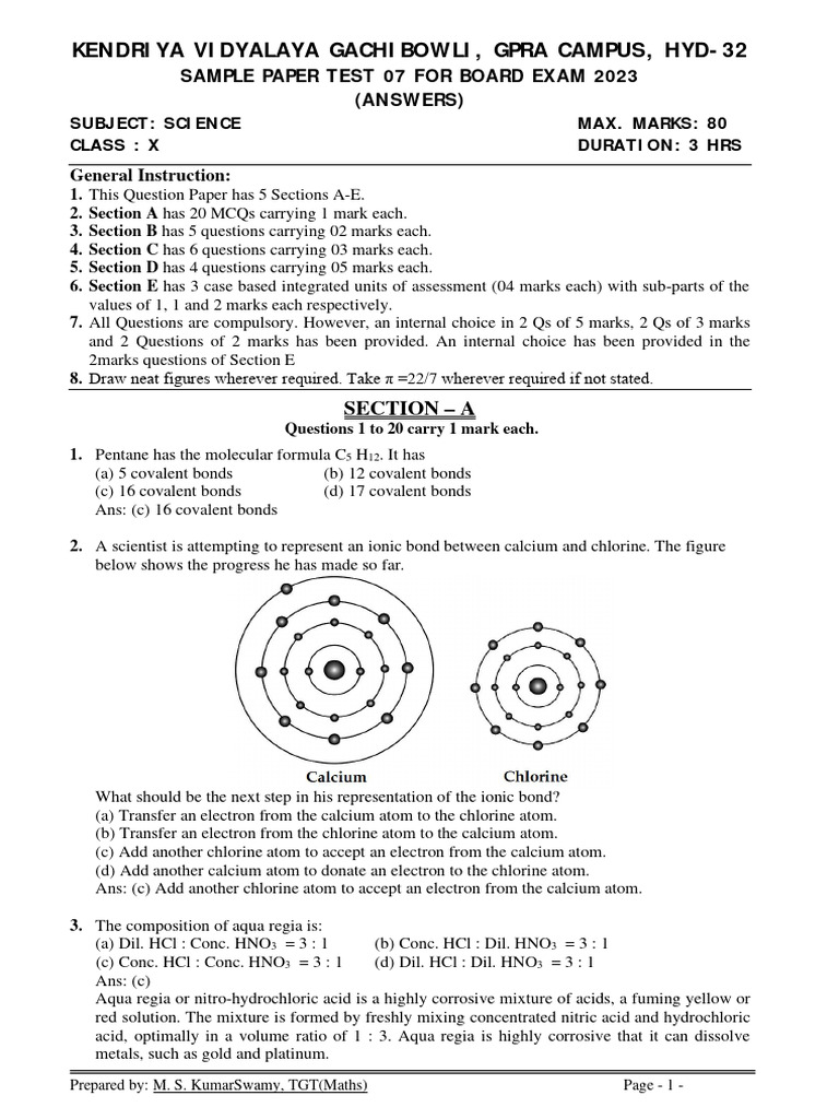 Biology Paper Test | PDF | Hydrochloric Acid | Nitric Acid