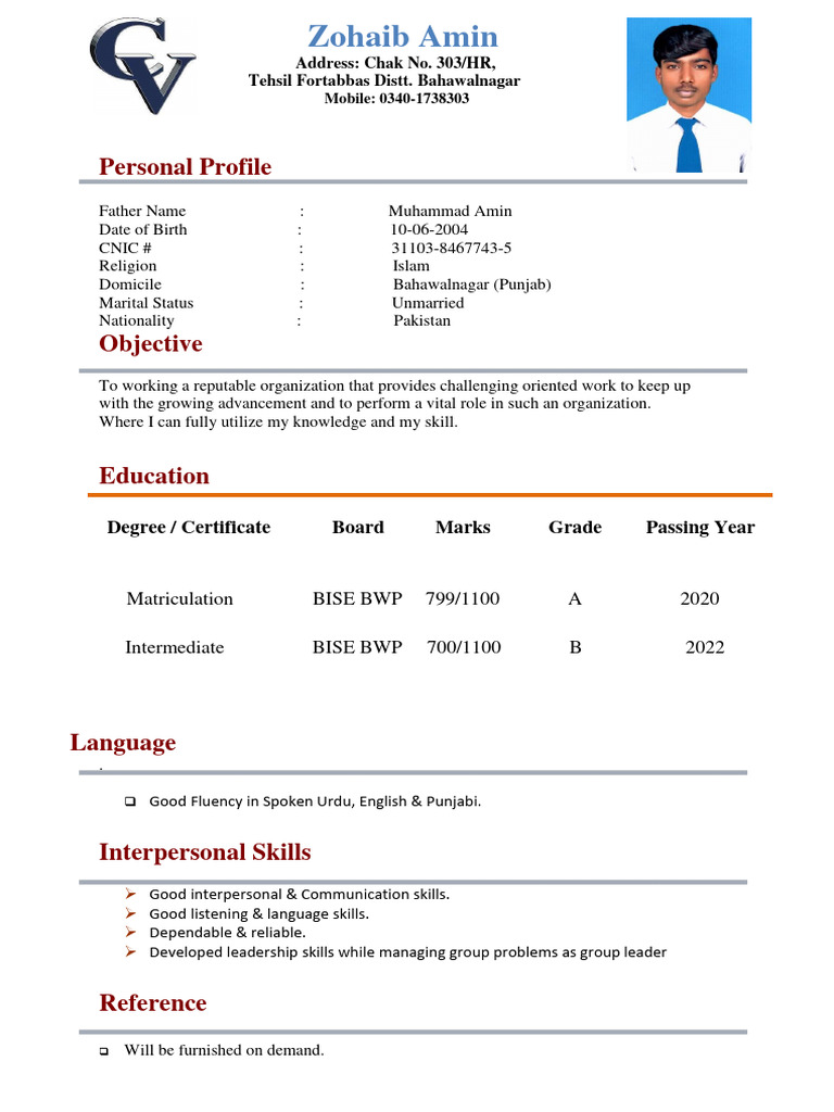 Zohaib Amin-1-1 | PDF