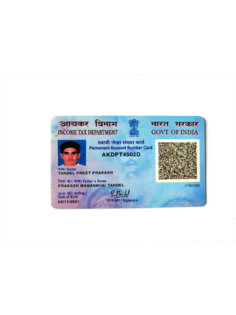 Pan Card Scanned | PDF