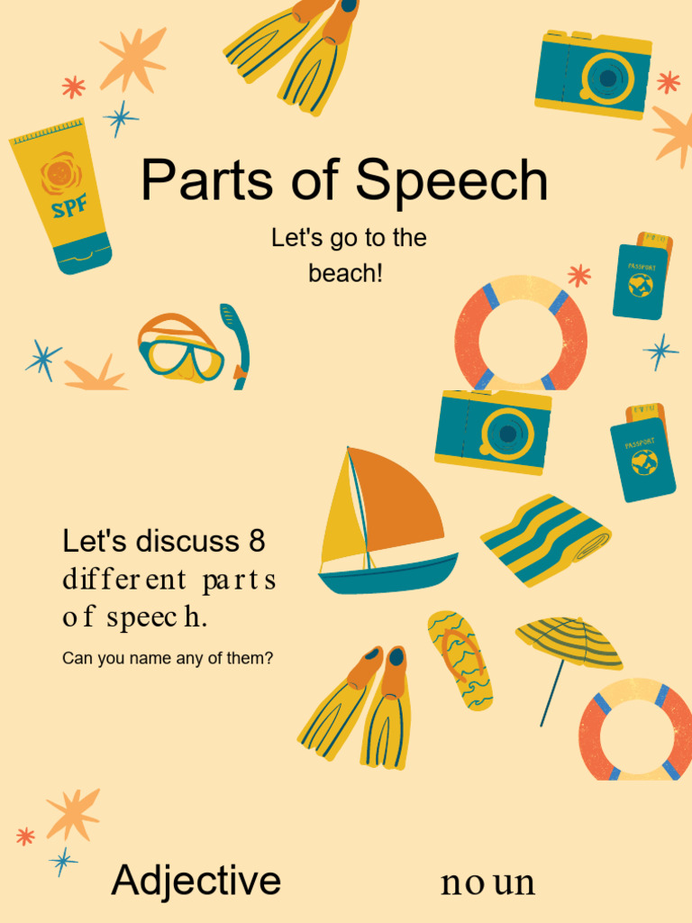 Parts of Speech | PDF | Adverb | Syntax