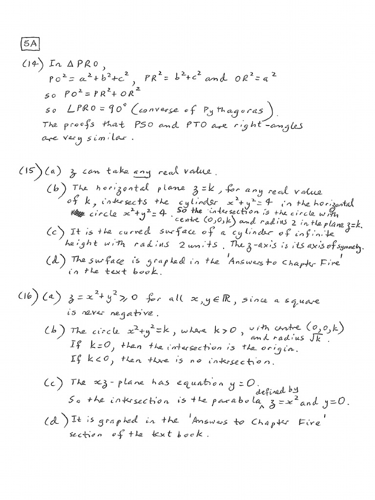 Chapter 5 Worked Solutions | PDF
