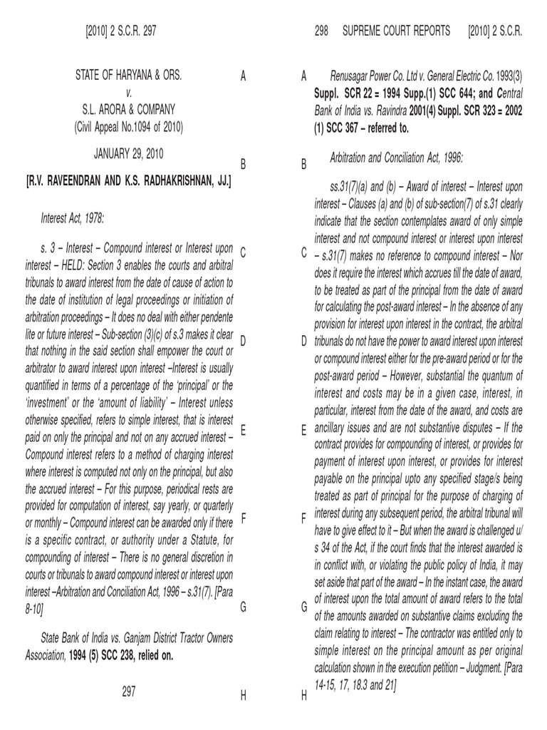 2010 - V 2 - Pii | PDF | Interest | Debt