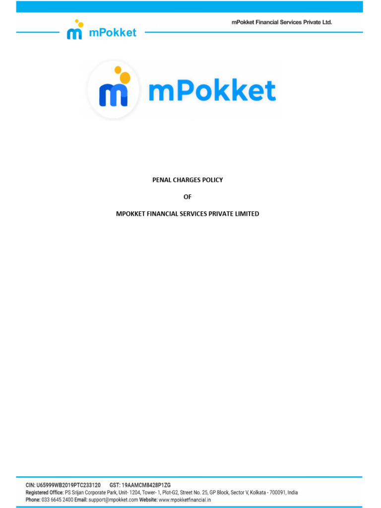 659c361eea49355995ec5674 - MFSPL - Penal Charge Policy | PDF | Interest ...
