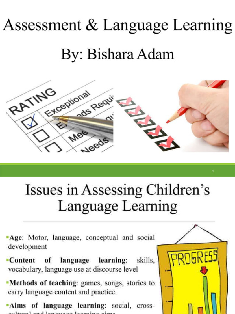 Assessment & Language Learning | PDF