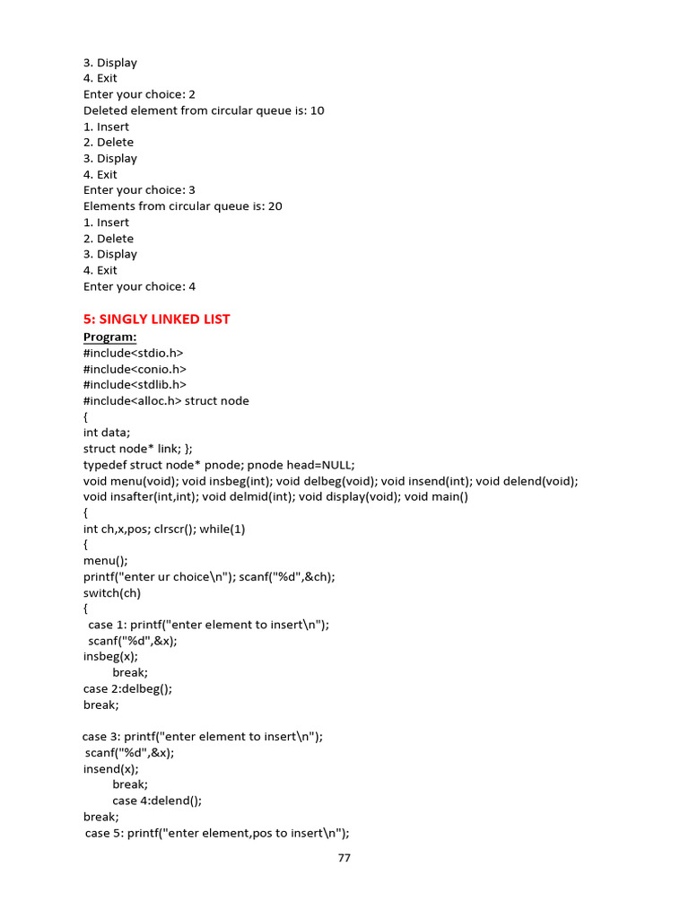 DATA STRUCTURE-79-81 | PDF | Programming Paradigms | Computer Programming