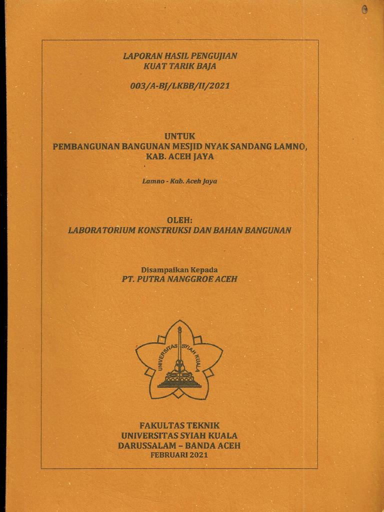 Uji Tarik Besi D13 | PDF