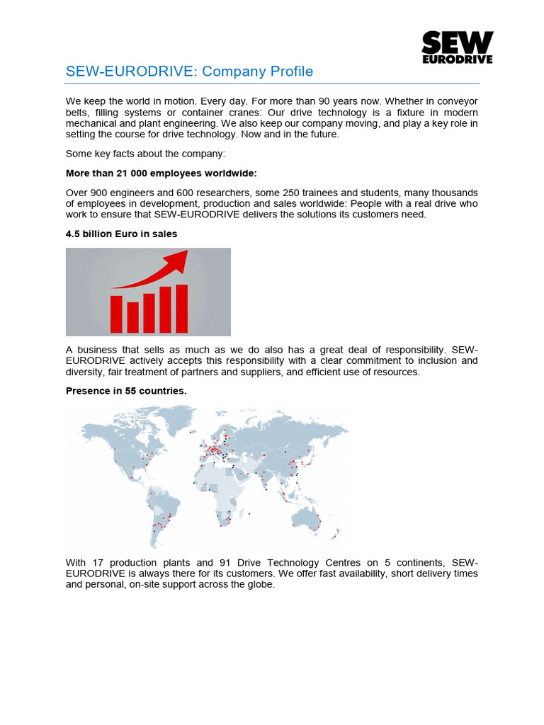 SEW-EURODRIVE Company Overview | PDF | Business