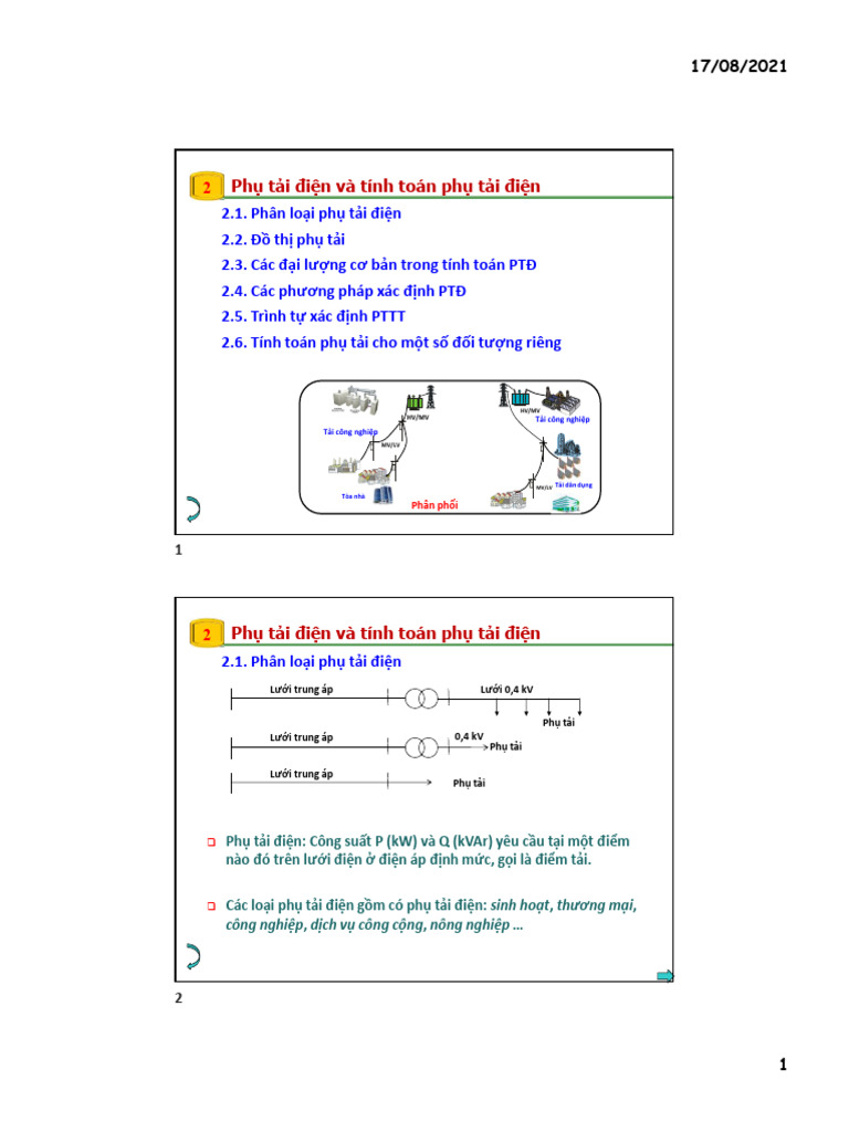 2 - Tinh Toan Phu Tai Dien | PDF