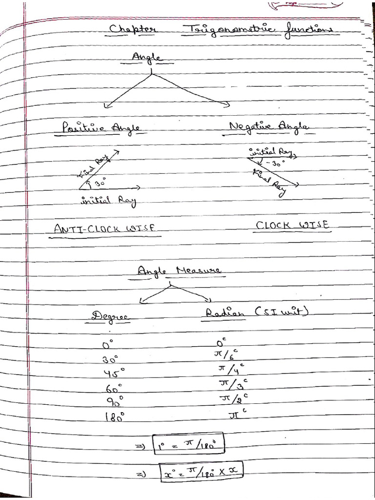 Class 11th Math Formula | PDF