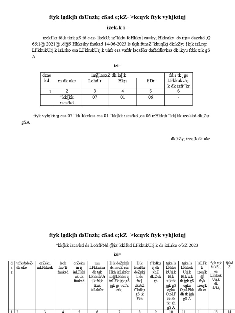 Ftyk LGDKJH Dsunzh Csad E KZ - KCQVK Ftyk Vyhjktiqj Izek.K I | PDF