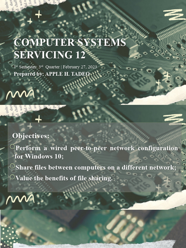 Peer-to-Peer Network Setup Guide | PDF | Computer Network | Ip Address